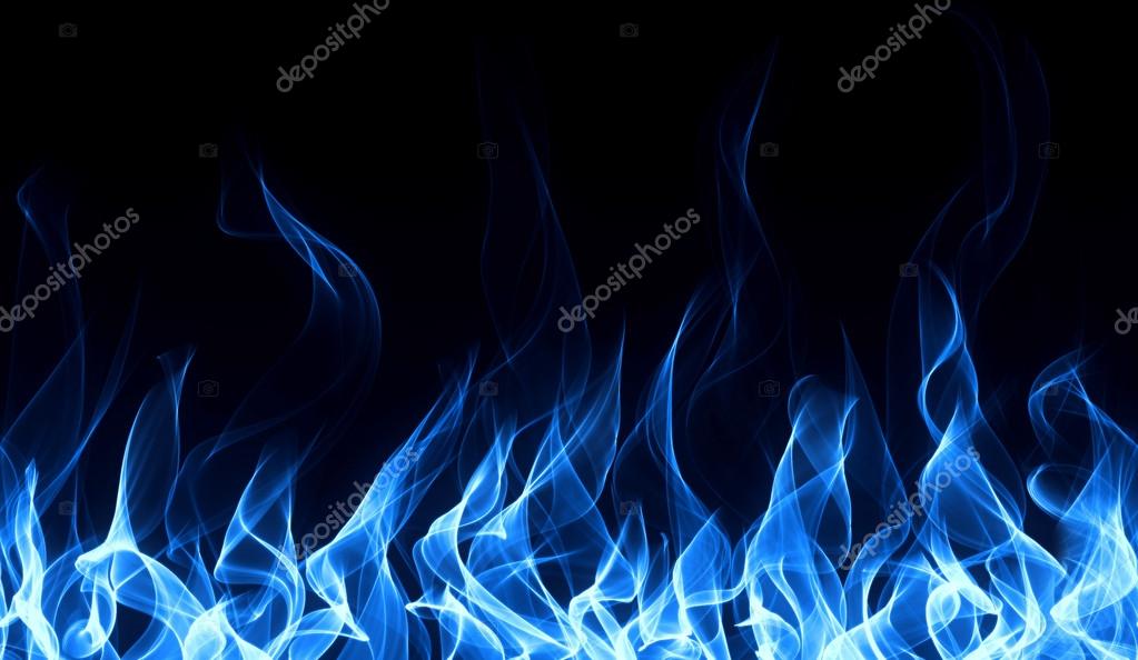 Fronteira de fogo azul — Stock Photo © alanuster #15644419