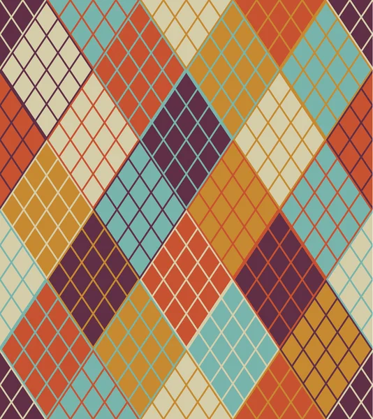Seamless vector geometric rhombus color pattern background — Stock ...
