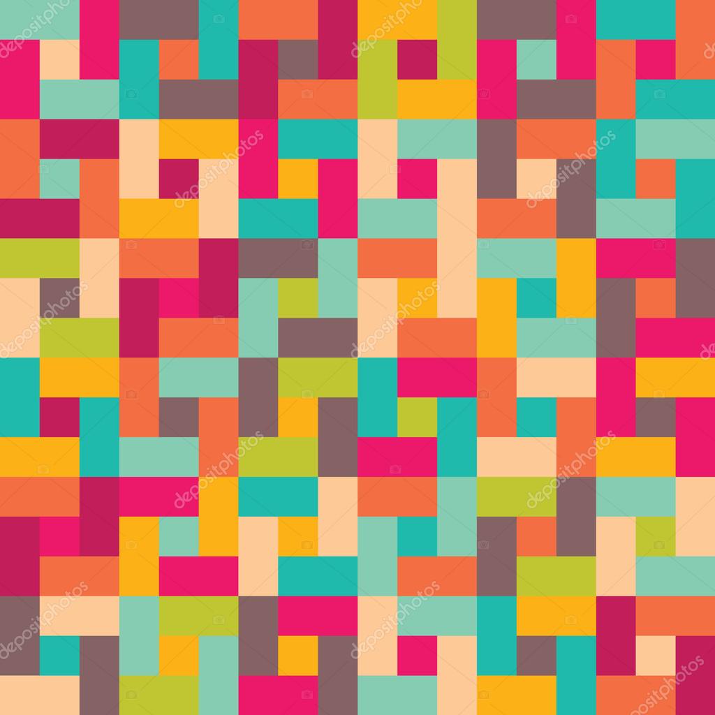 Seamless vector color geometric pattern modern texture — Stock Vector ...