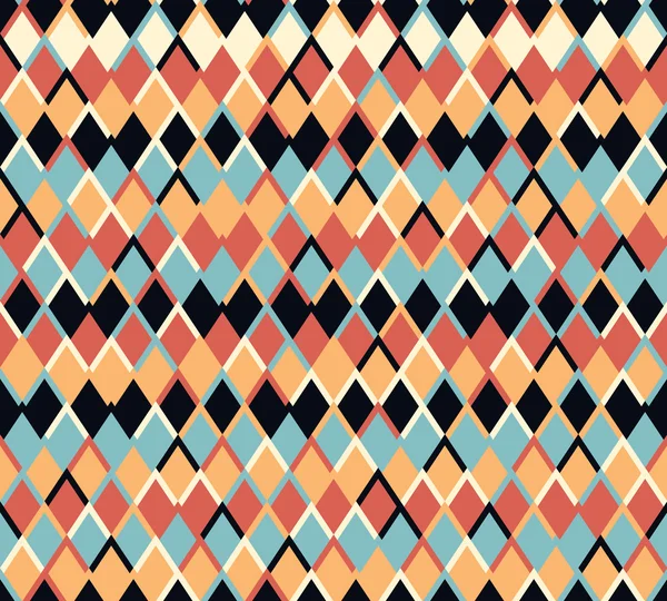 Seamless vector geometric rhombus color pattern background — Stock ...