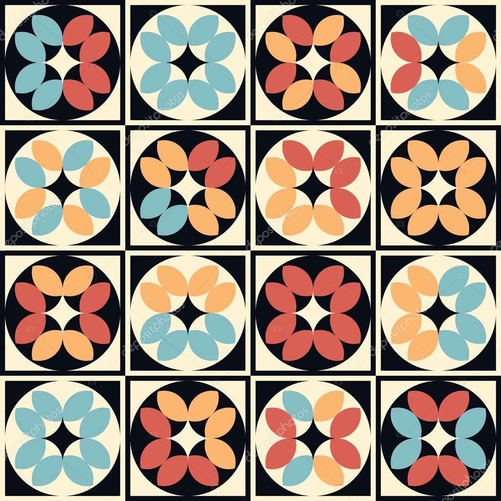 Geometric flower Ethnic pattern background Stock Vector Image by ...