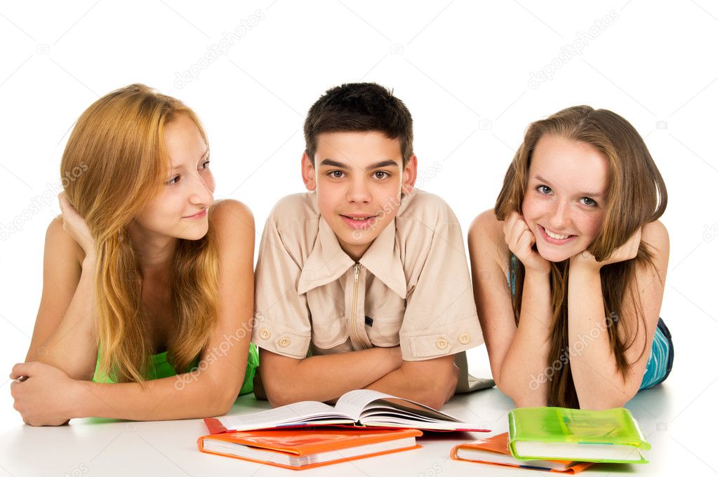 Students preparing for exams Stock Photo by ©iliyha12 32262737