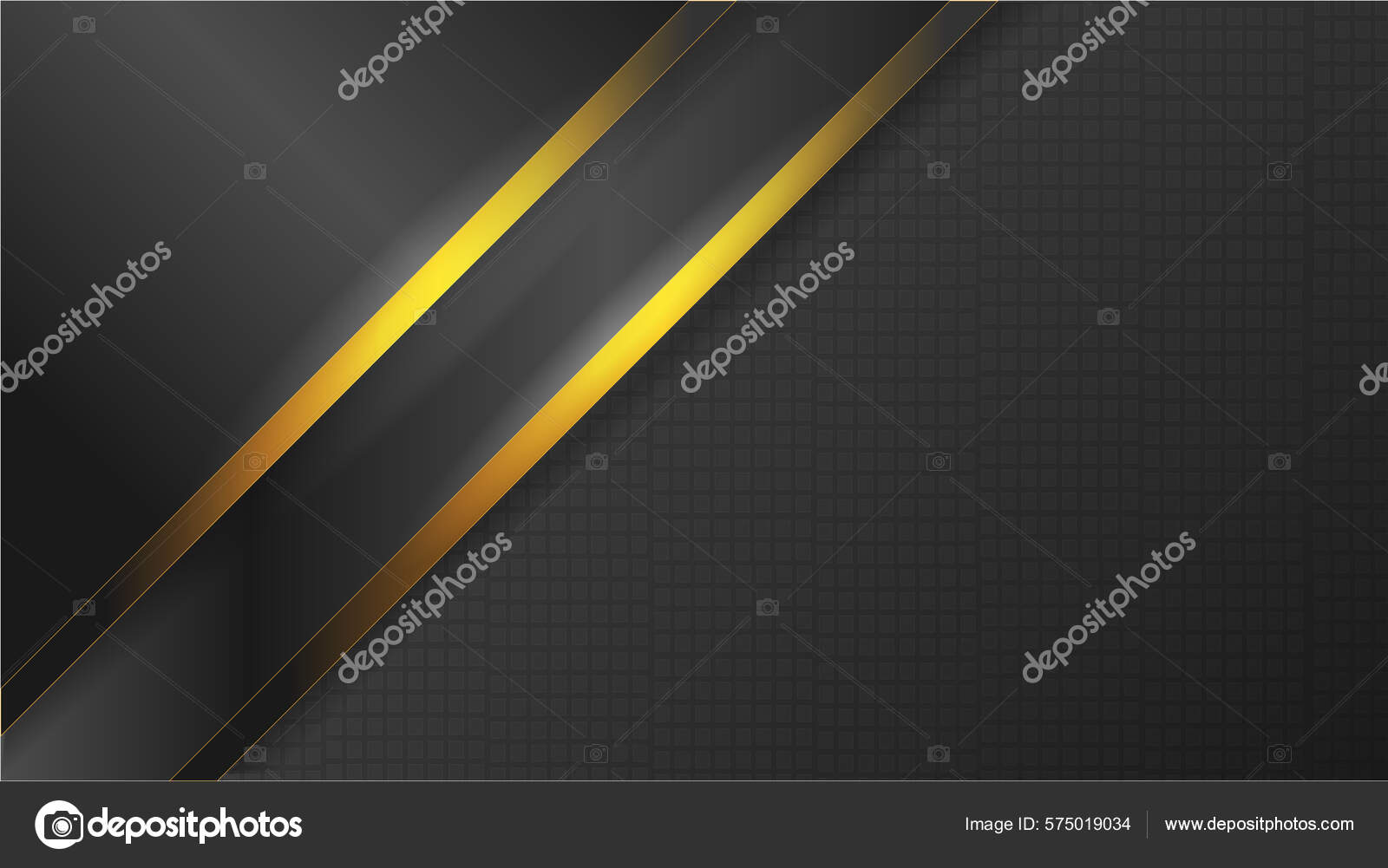 Flat Premium Luxury Golden Design Background Vector Technology Business ...