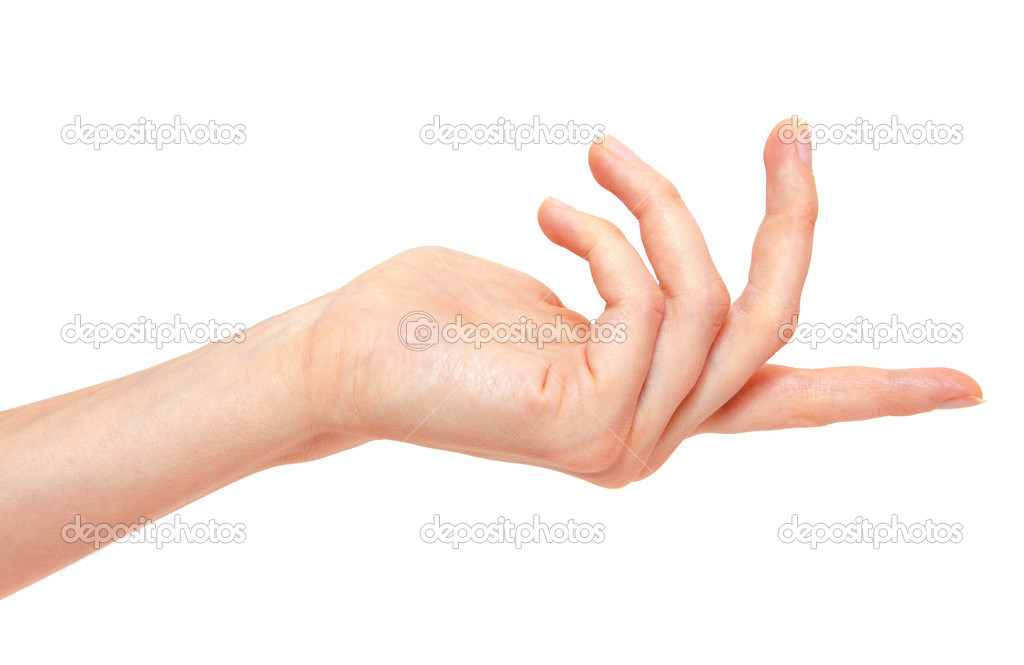 Showing hand Stock Photo by ©Mizina 19785781