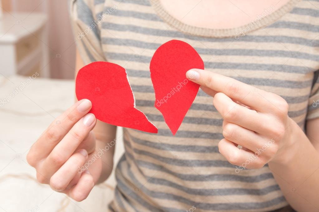 Broken heart in hands | Broken heart in hands — Stock Photo © Mizina ...