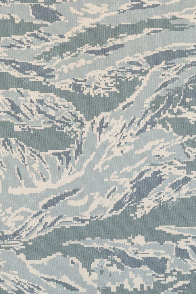 US air force digital tigerstripe abu camouflage fabric texture b Stock ...