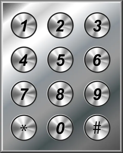 Numeric keypad Vector Art Stock Images | Depositphotos