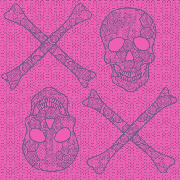 Seamless pattern of skulls — Stock Vector © Annykos #32901371