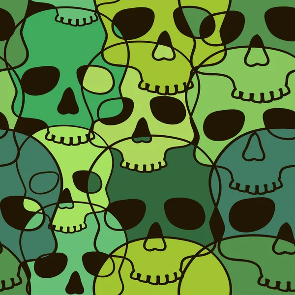 Seamless pattern of skulls — Stock Vector © Annykos #32901371