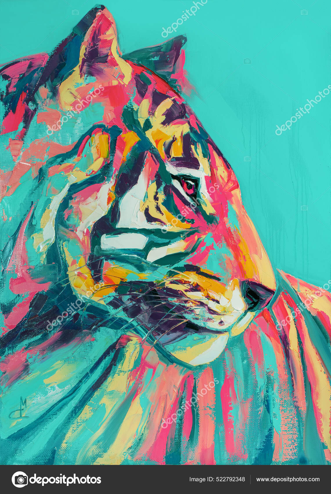 Abstract Wild Animal Paintings