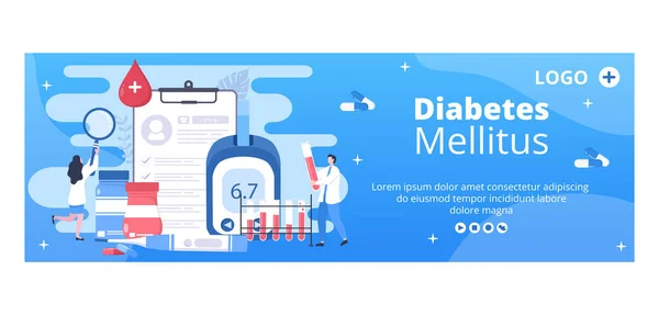 Diabetes Testing Flyer Template Flat Design Illustration Editable ... Diabetes Testing Flyer Template Flat Design Illustration Editable ...