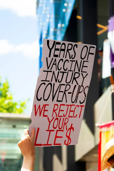 Perth, Australia - 20 de noviembre de 2021: Manifestación por la ...