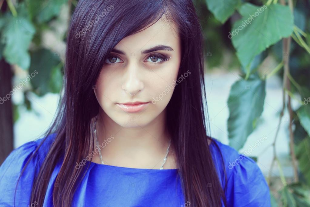 Beautiful pensive girl — Stock Photo © perminoffa #30883255