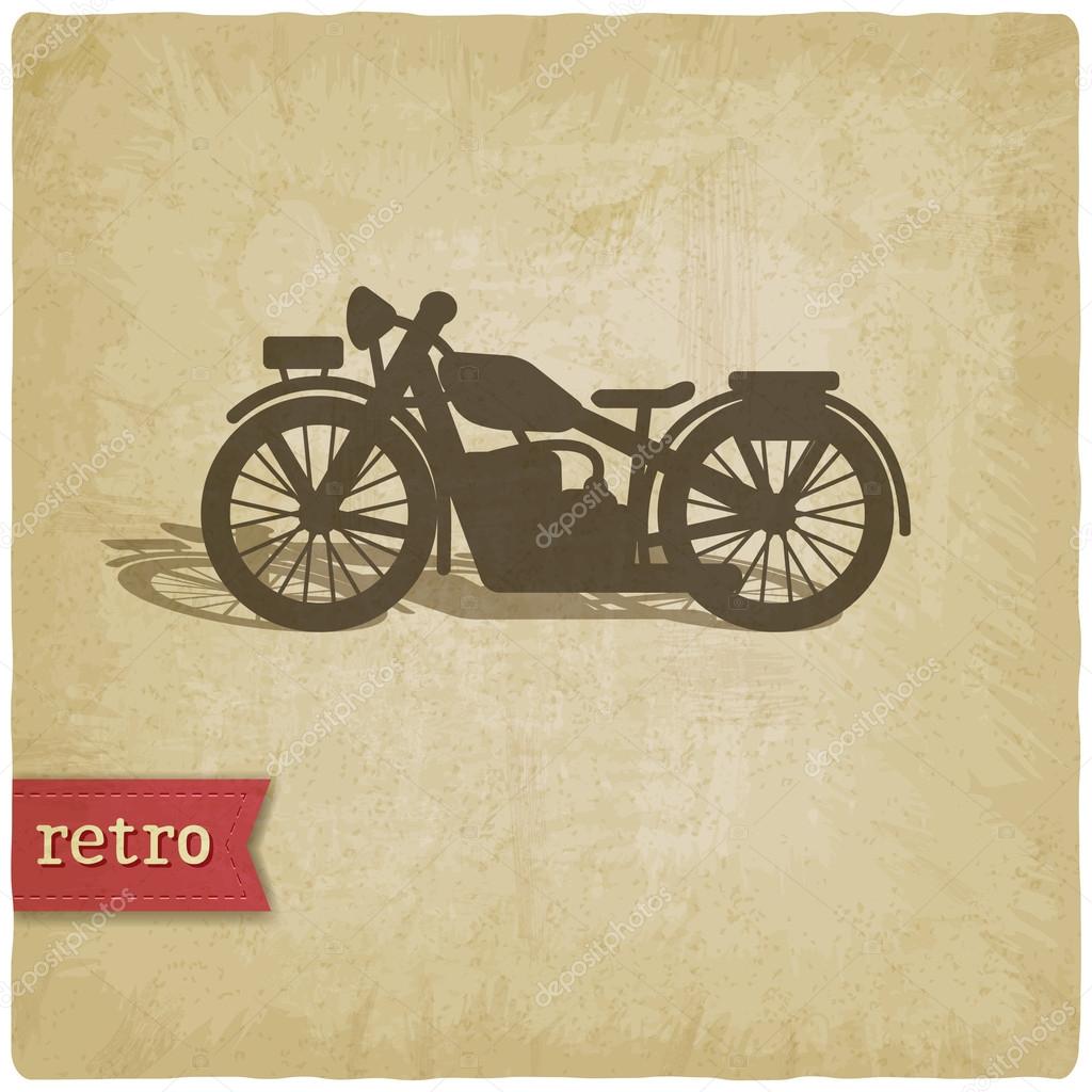 Vintage background with motorcycle Stock Vector Image by ©natbasil ...