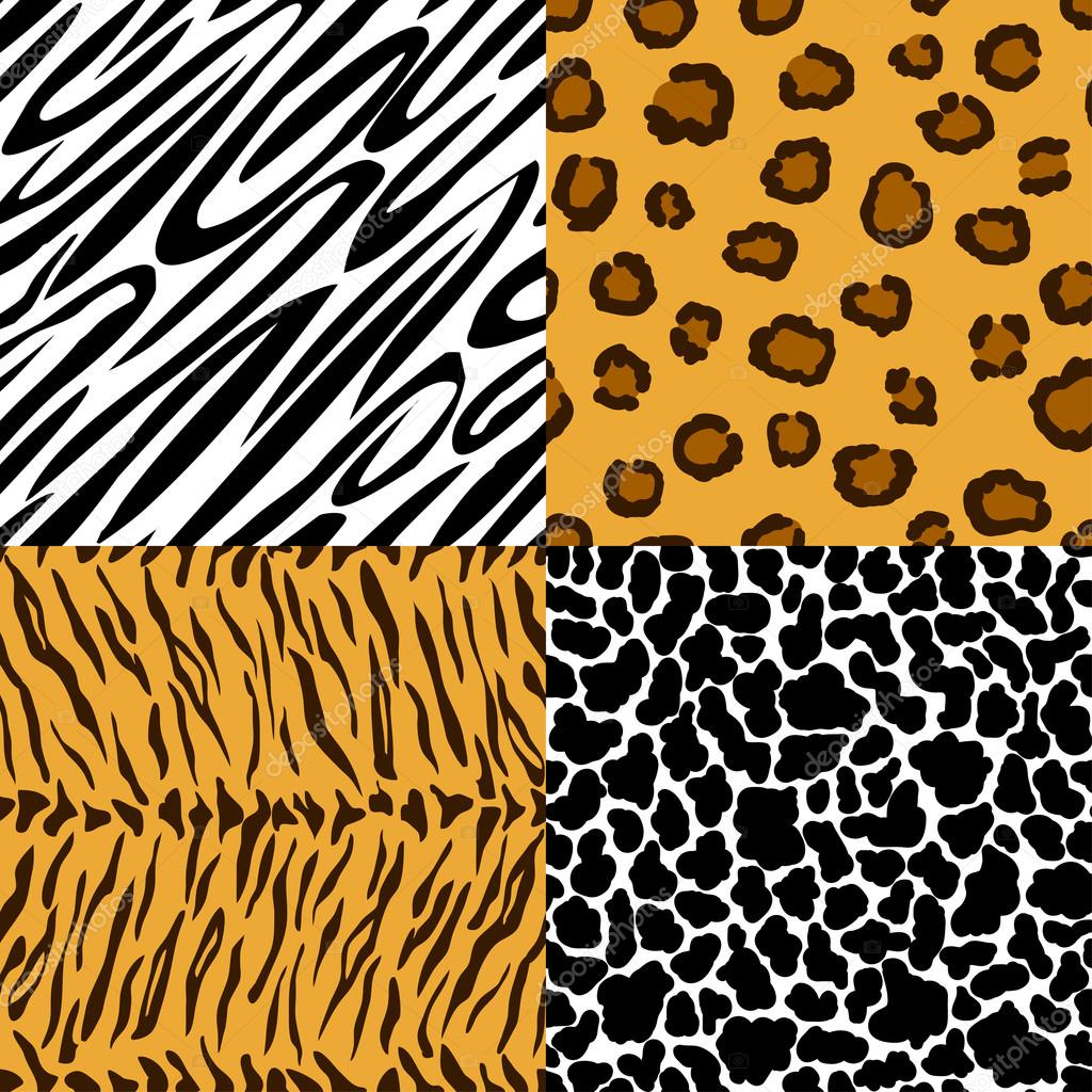Seamless texture of animal skin Stock Vector Image by ©natbasil #43753971