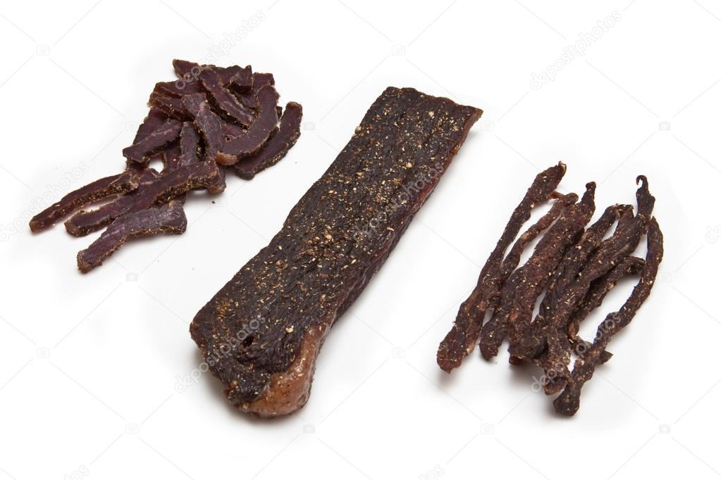 South African biltong strips — Stock Photo © west1 #16961089