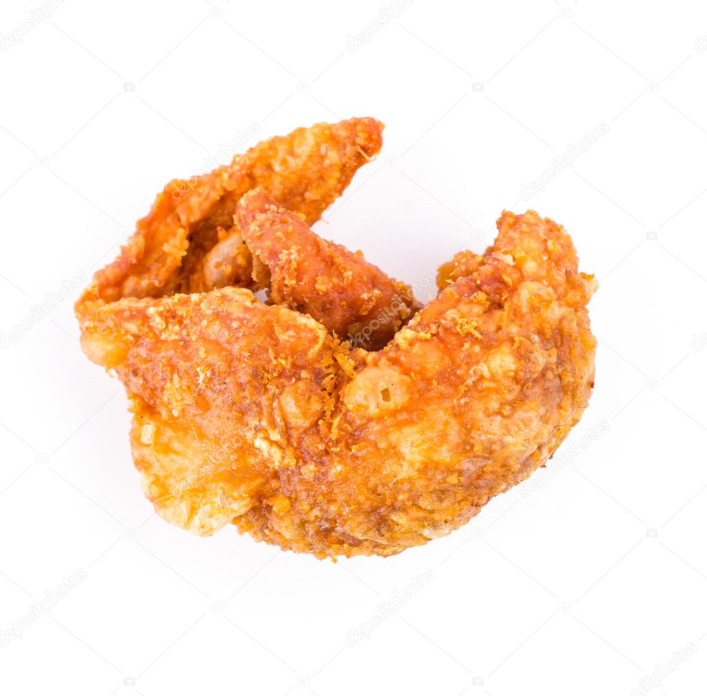 Fried chicken skin — Stock Photo © mrsiraphol #33197771
