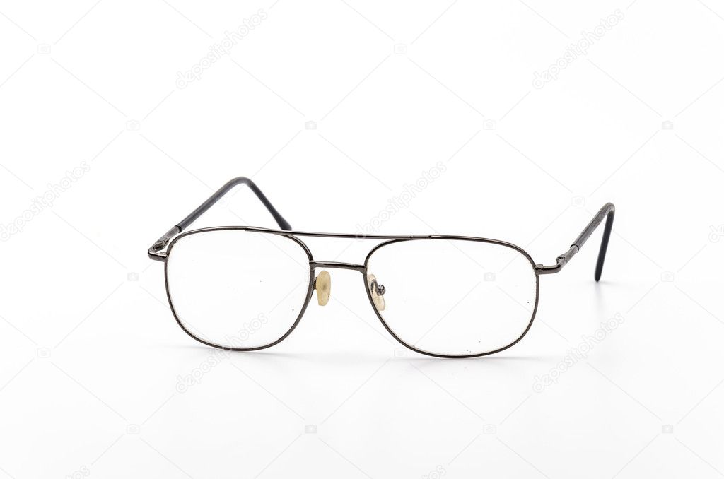 Eyeglasses isolated white background — Stock Photo © mrsiraphol #43887569