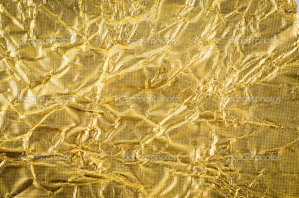 Gold paper crumpled texture — Stock Photo © mrsiraphol #44659503