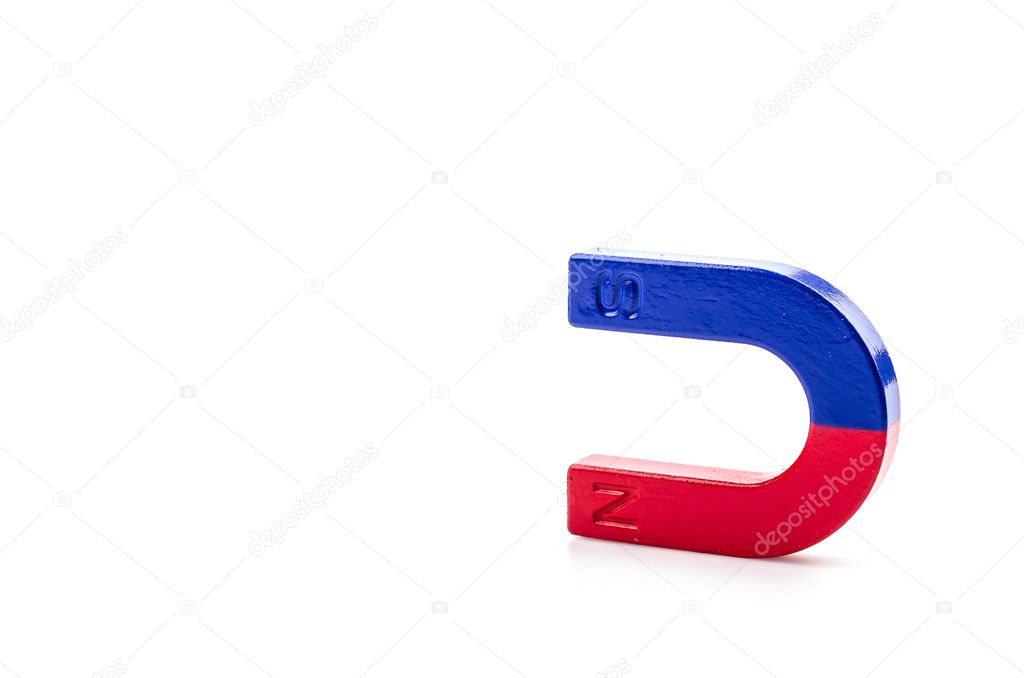 Magnet isolated white background Stock Photo by ©mrsiraphol 46433767