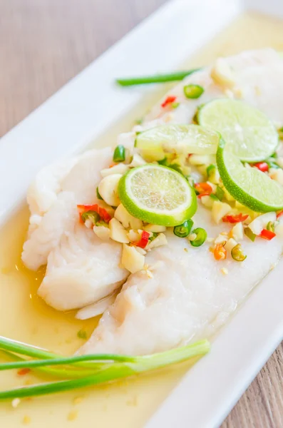 Steamed basa fish - Stock Image - Everypixel