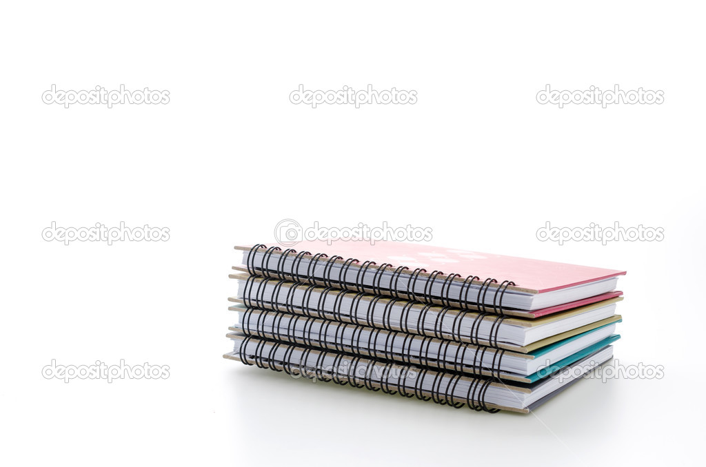 Pile of notebooks — Stock Photo © mrsiraphol #49830595