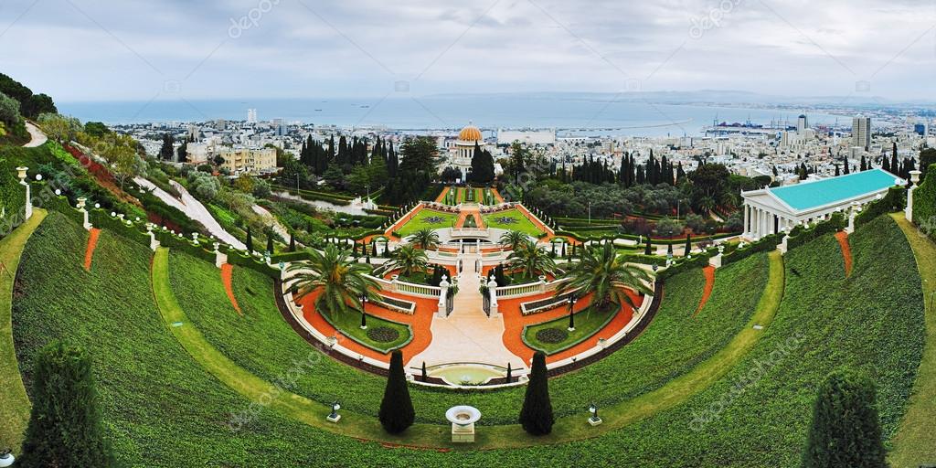 Bahai Gardens in Haifa — Stock Photo © markovskiy #15913399