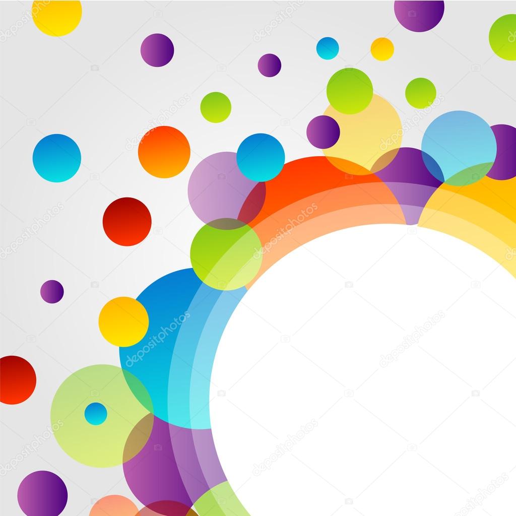 fondo con círculos de colores — Vector de stock © sanayamirza #29671359
