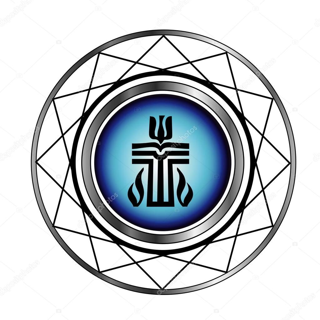 Symbol of Presbyterian religion- Protestant Christianity — Stock Vector ...