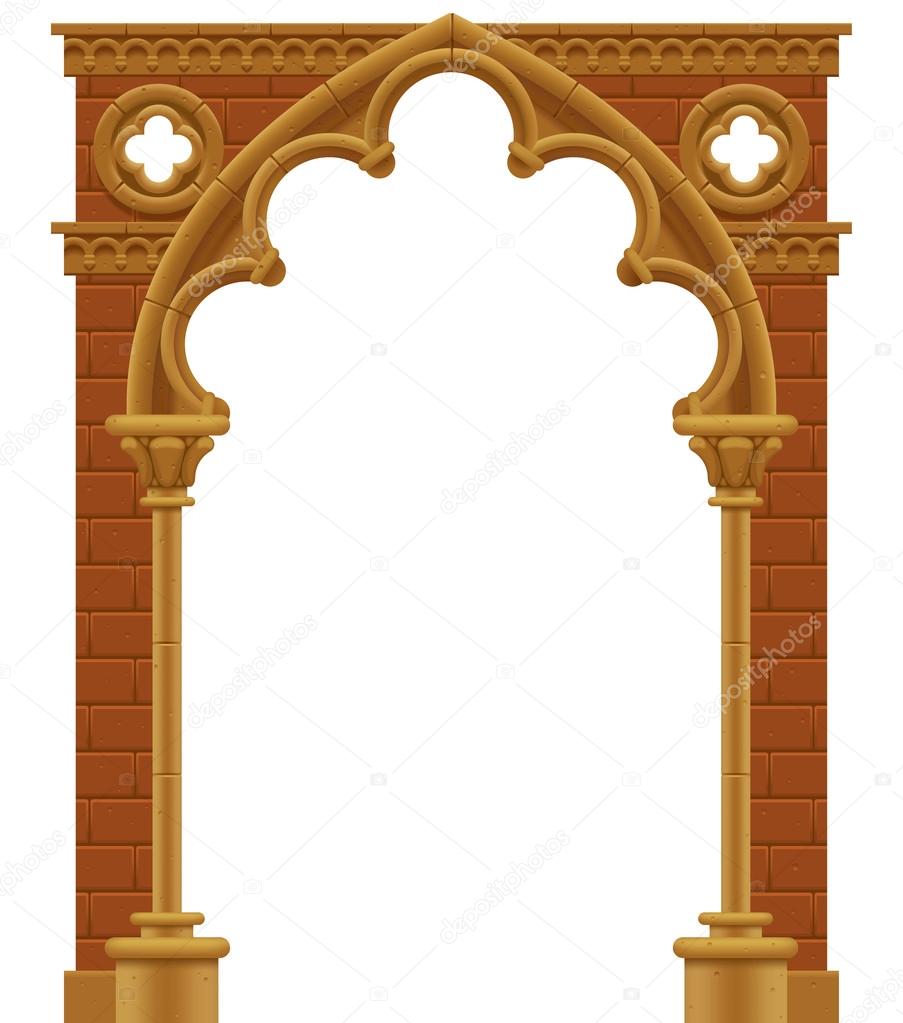 Gothic arch — Stock Vector © maystra #17469239