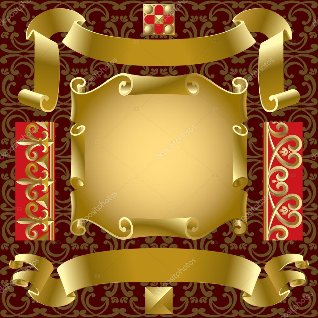 Gold banners Stock Vector Image by ©maystra #24686637