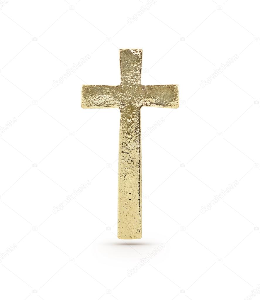Gold cross symbol — Stock Photo © Aliven #40614395