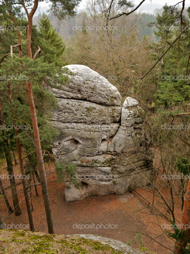 Sandstone rock ⬇ Stock Photo, Image by © Pettys #44313969