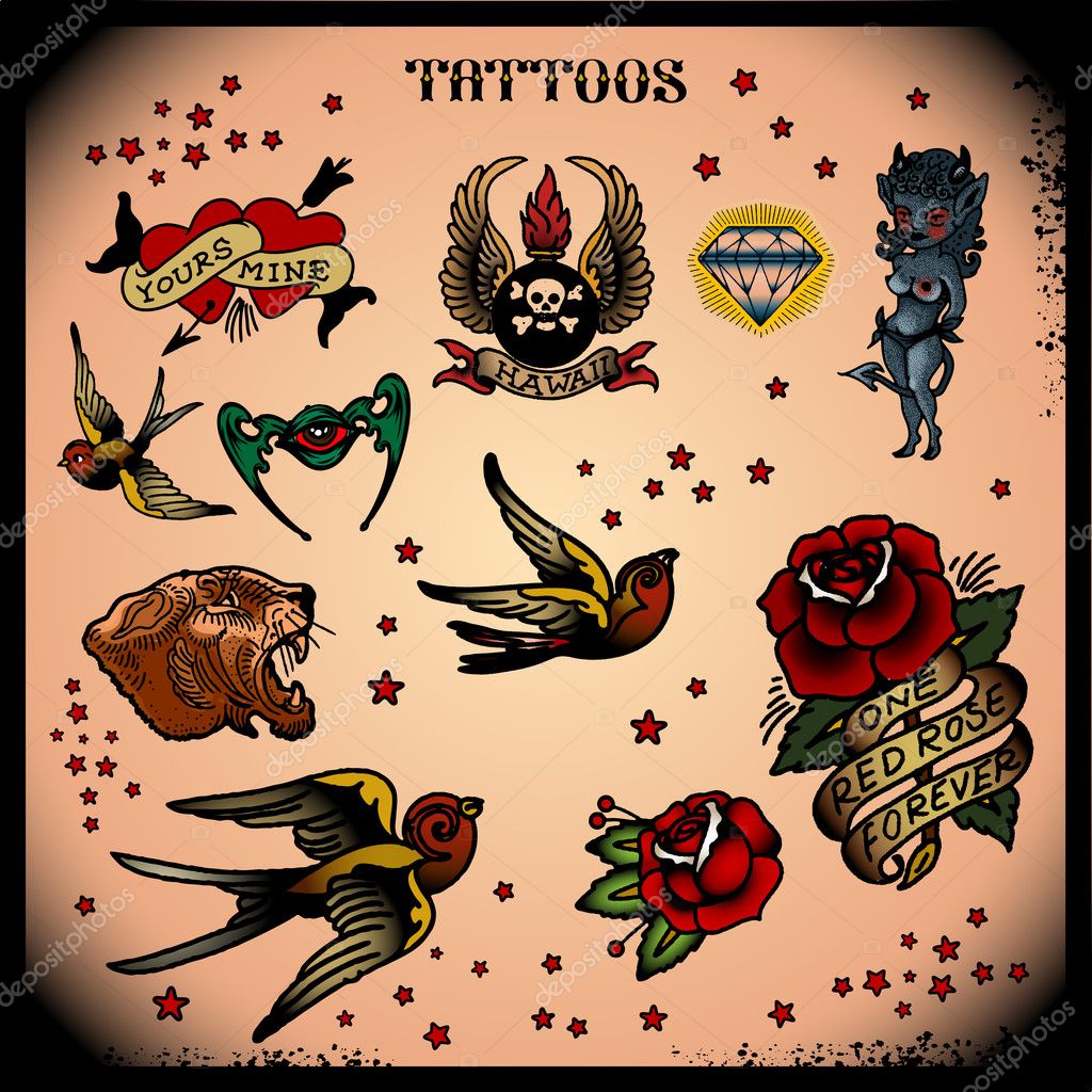 Tattoos Stock Vector Image by ©pathique #16474441