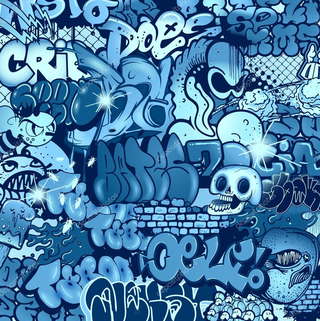 Seamless graffiti pattern Stock Vector Image by ©pathique #47760449