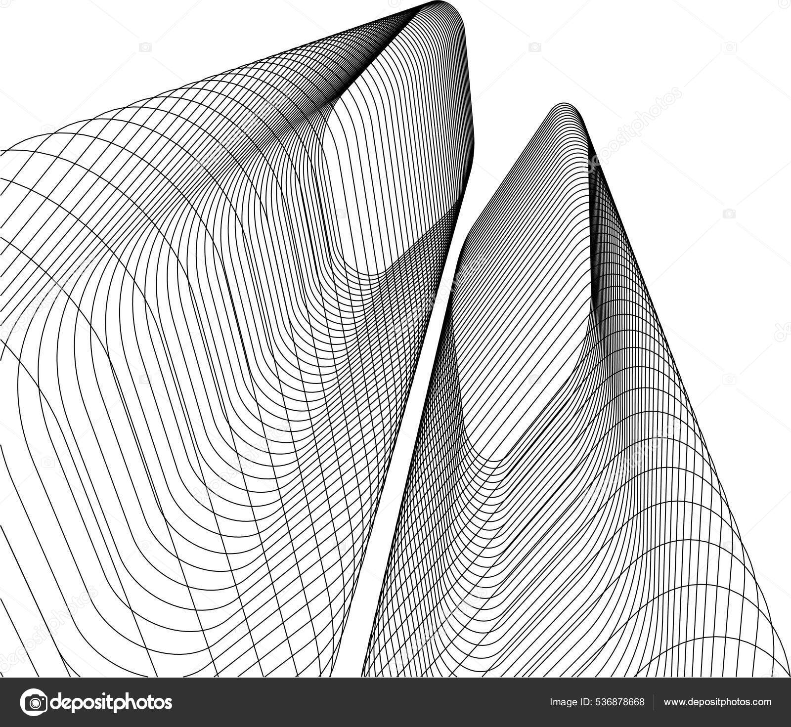 Architectural Art Vector Illustration Stock Vector by ©YuriyA 536878668