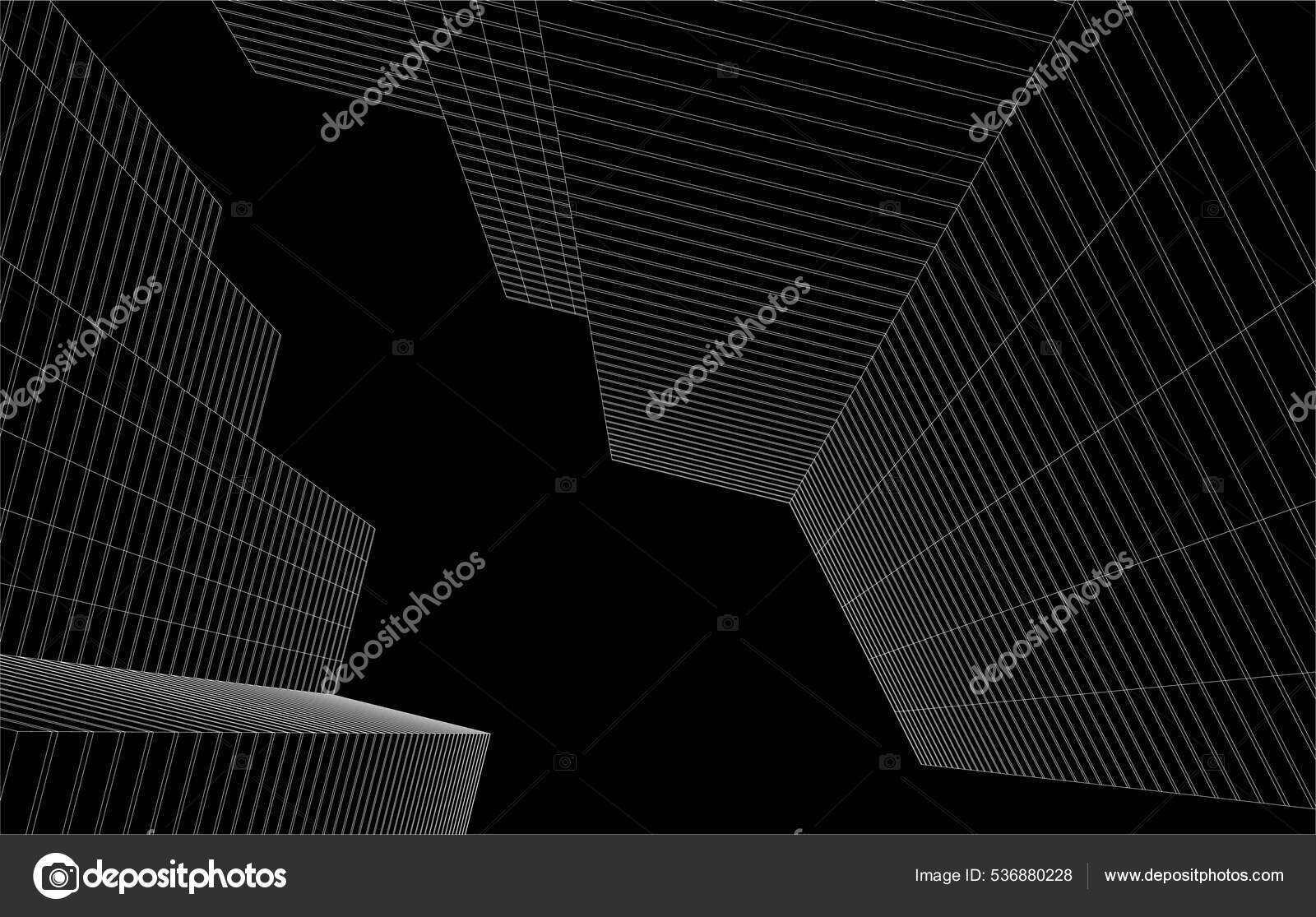 Architectural Art Vector Illustration Stock Vector by ©YuriyA 536880228