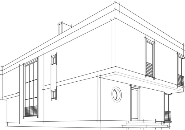 Grafika wektorowa Dom rysunek, Dom rysunek obrazy wektorowe | Depositphotos