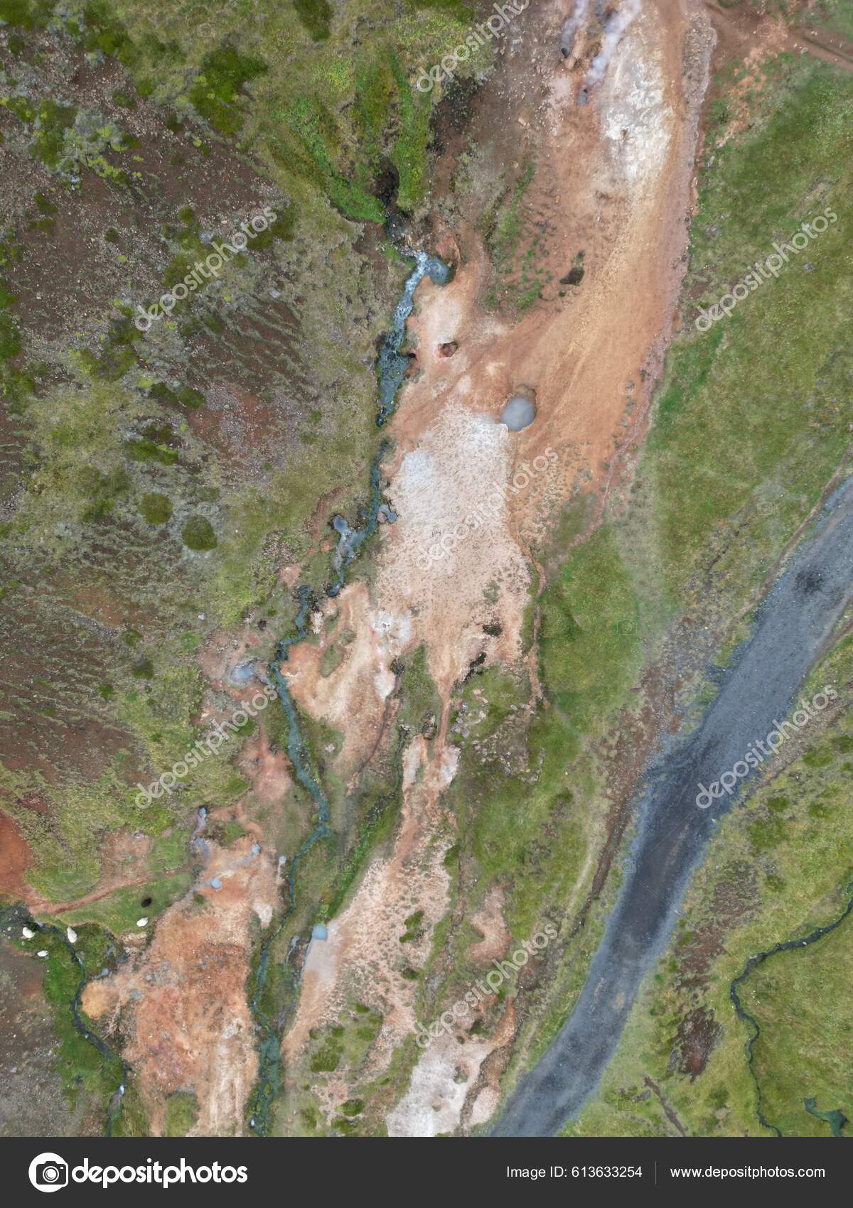 Beautiful Landscape Volcanic Terrain — Stock Photo © YuriyA #613633254