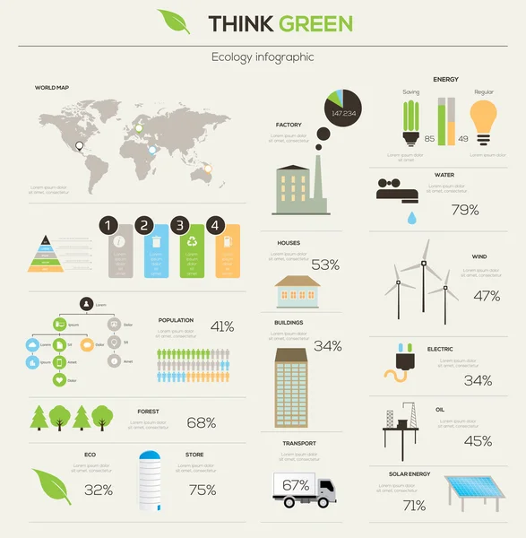 Eco infographic with Vector Art Stock Images | Depositphotos