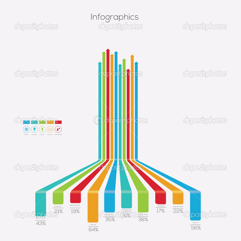 Simple infographics. Stock Vector by ©AntunHirsman 41927881