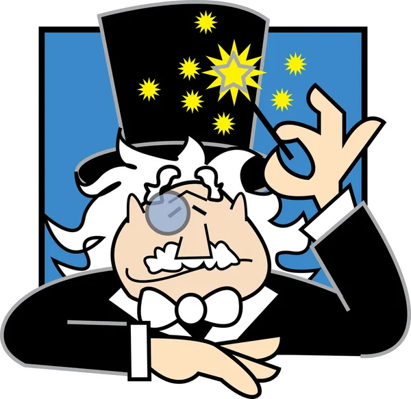 Magician images cartoon Vector Art Stock Images | Depositphotos