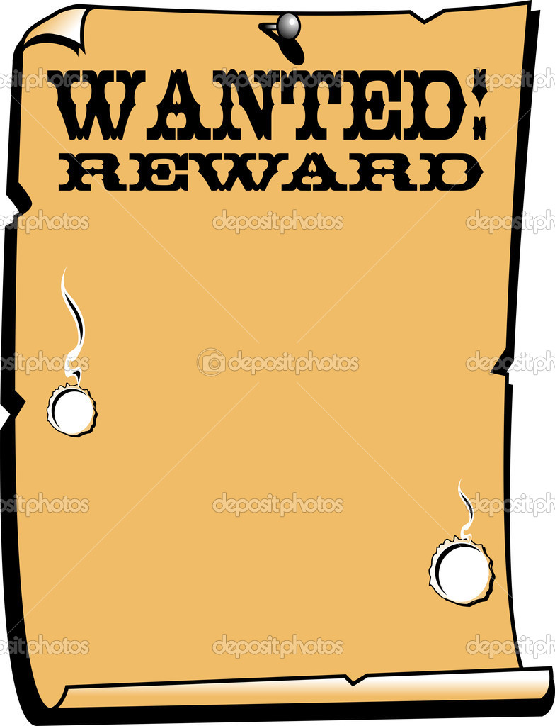 Wanted Reward poster — Stock Vector © ClipArtGuy #17683639