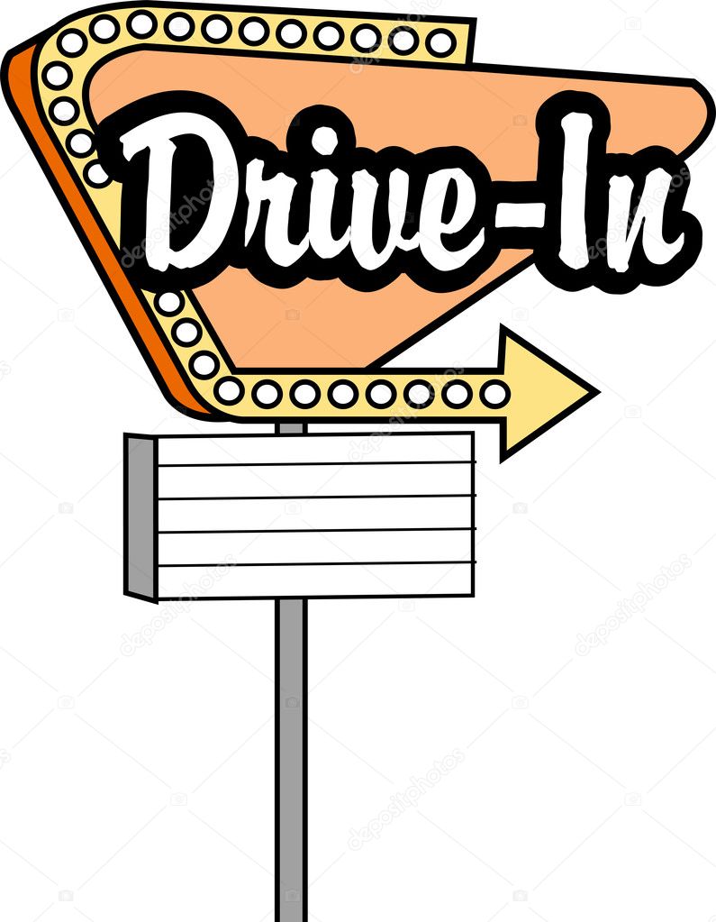 Vintage Drive In Signs