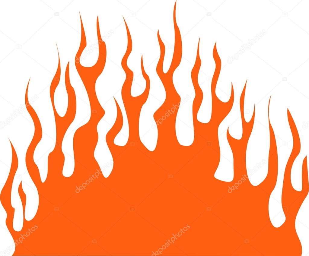 Orange flames Stock Vector Image by ©ClipArtGuy #17827745