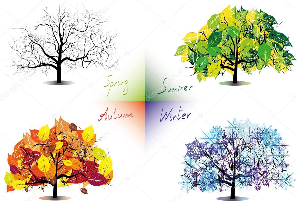 Four seasons Stock Vector by ©Jktu_21 29636025