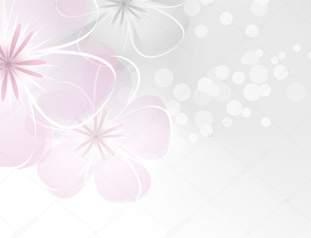 Flower background Stock Vector by ©doozie 22914262