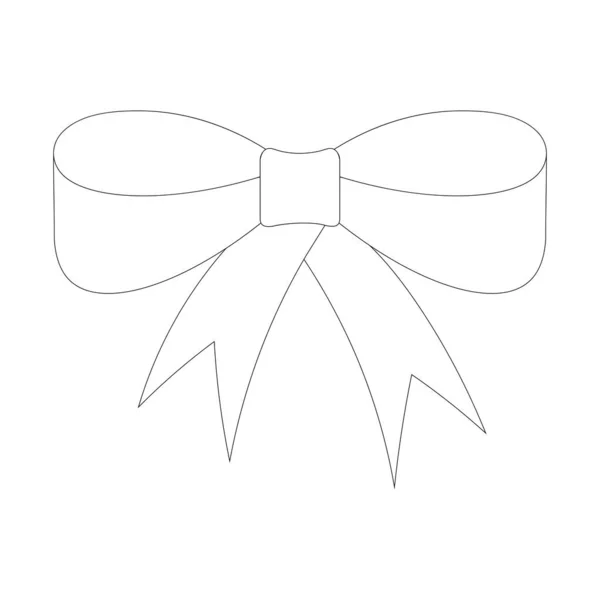 Bow Vector Outline