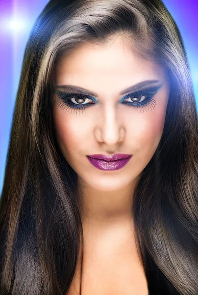 Makeup Model with extreme makeup - Stock Image - Everypixel