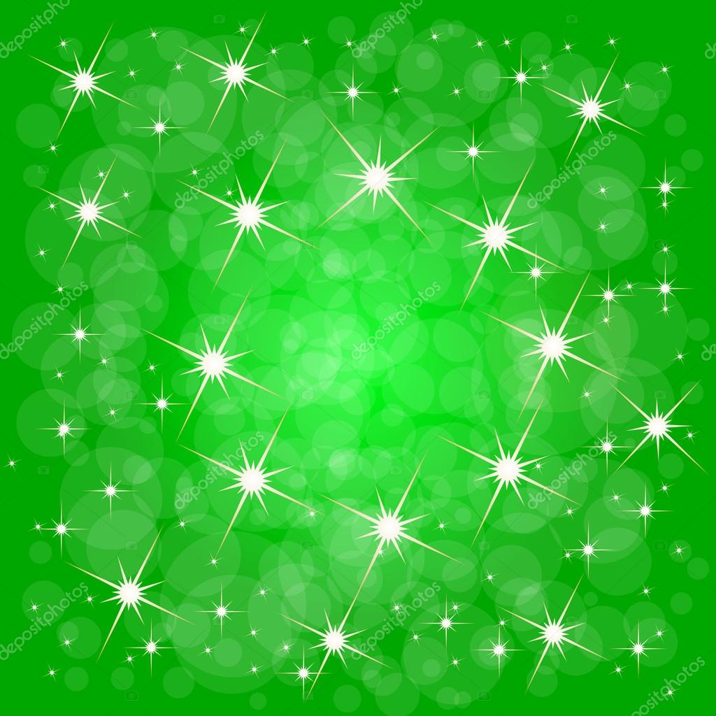 Fondo de Navidad verde con estrellas vector, gráfico vectorial ...